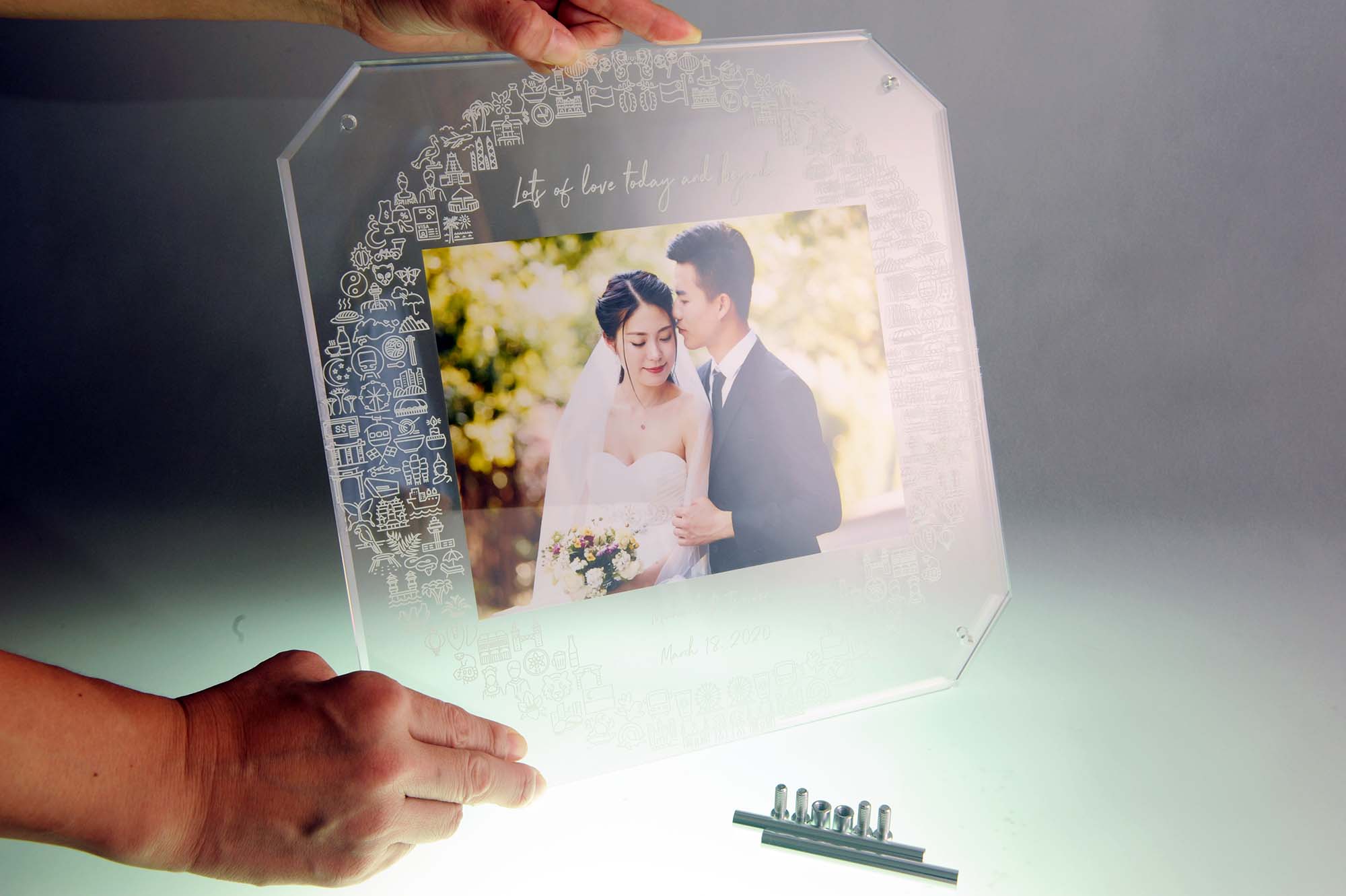 Acrylic Photo Frame Singapore Icons – Acrylic Singapore