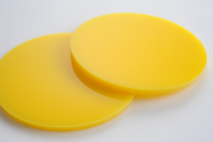 Yellow Acrylic Laser-cut Circle – Acrylic Singapore